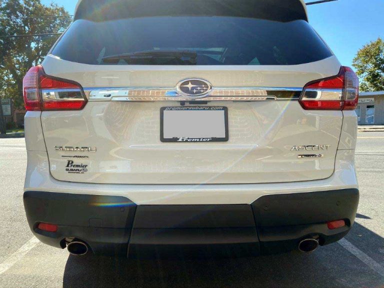 2019 Subaru Ascent Rear Bumper and Fender Repair